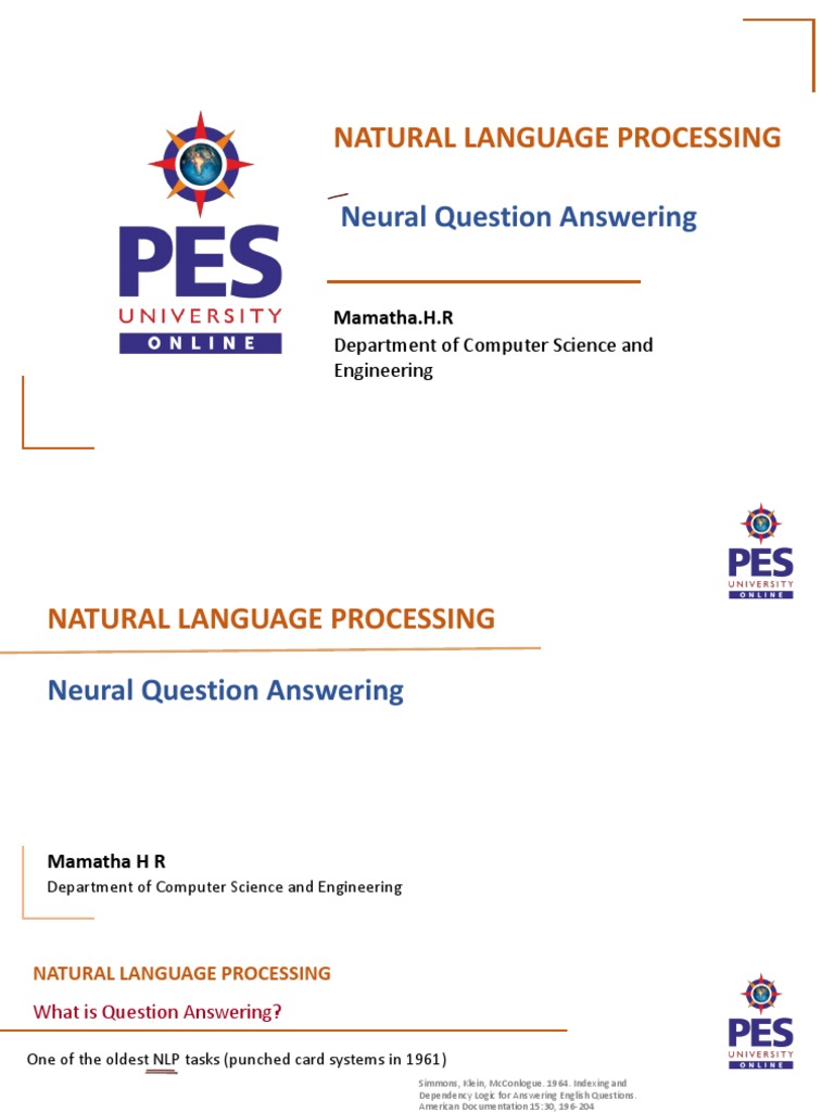 Neural Question Answering in NLP | PDF | Information Retrieval | Search ...