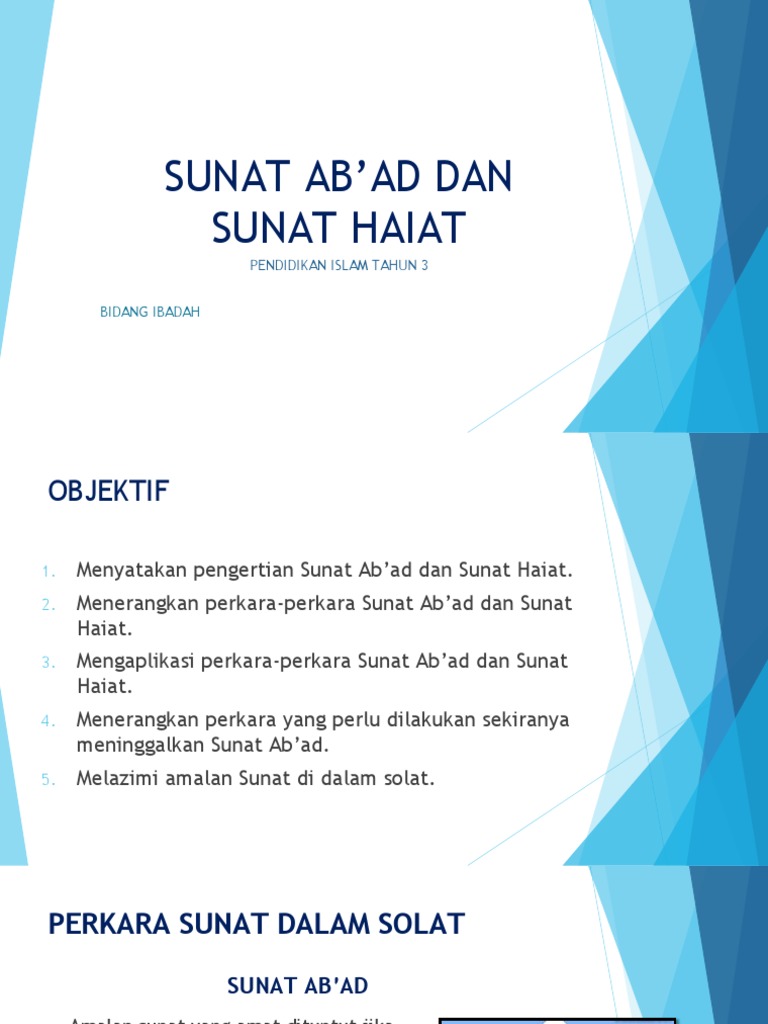 Sunat Ab'ad Haiat Ibadah T3 | PDF