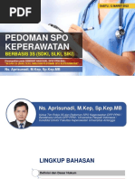 Pedoman SPO Keperawatan - Zoominar DPP PPNI - 230921 - Rev | PDF | Kesehatan Holistik