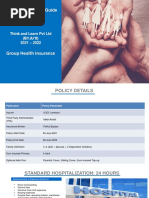 ESC Insurance Booklet 2024-25 | PDF | Hospital | Life Insurance