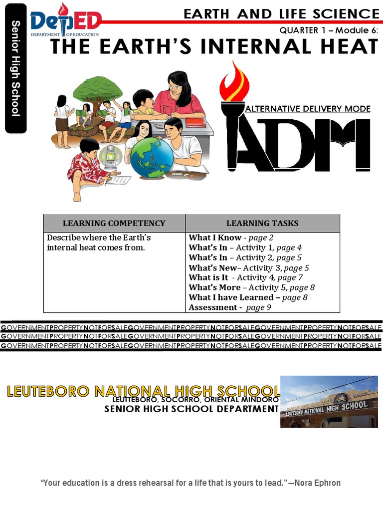 ELS Final Module 6 | PDF | Earth | Heat Transfer