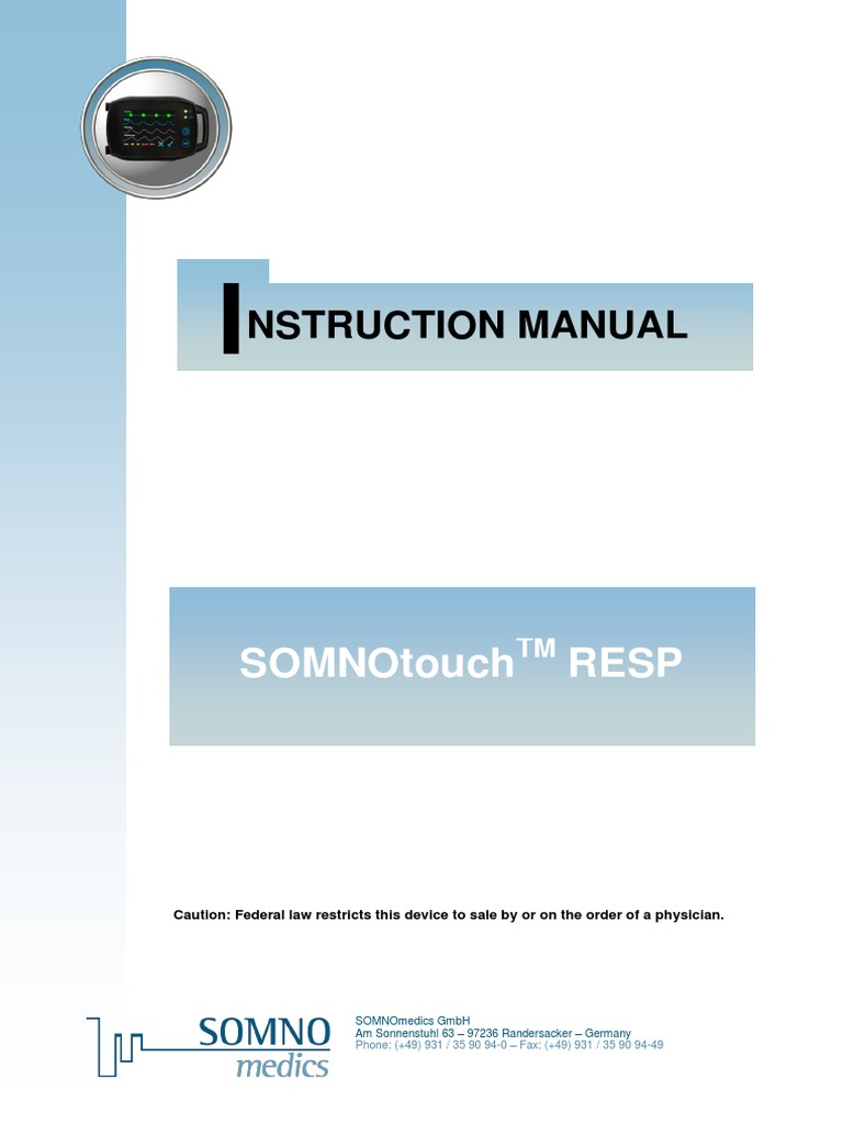 Somnotouch Resp: Nstruction Manual | PDF | Malware | Computing