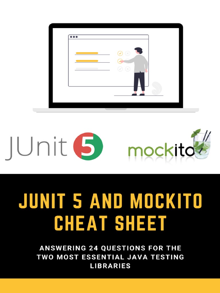 Junit 5 and Mockito Cheat Sheet 1.1 | PDF | Spring Framework | Unit Testing