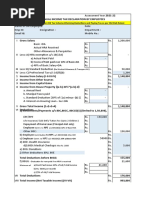 2025-26 Anticipatory Income Tax Statement | PDF | Tax Deduction ...