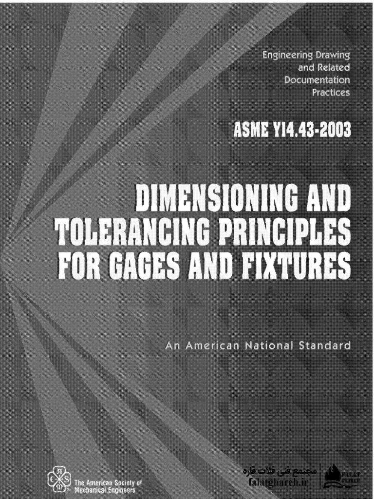 Asme Y14.43 2003 09 | PDF | Engineering Tolerance | Data