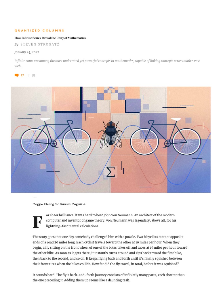 How Infinite Series Reveal The Unity of Mathematics - Quanta Magazine ...