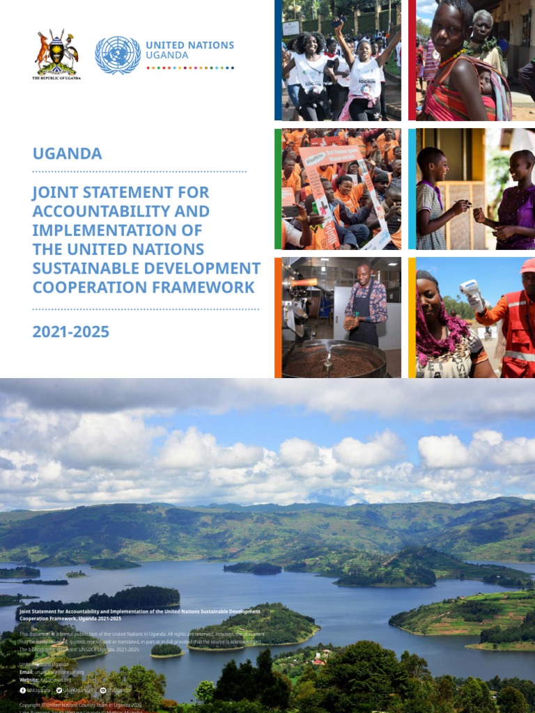 Joint Statement Uganda UN Sustainable Development Cooperation Framework ...