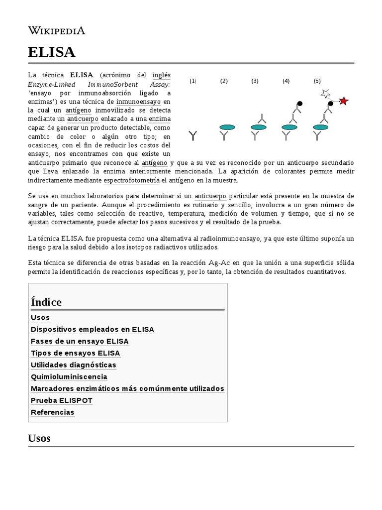 ELISA | PDF | Elisa | Bioquímica