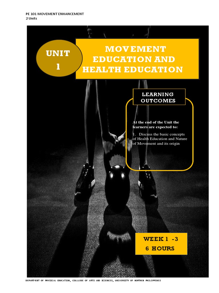 UNIT 1 - Movement-Education-and-Health-Education | Download Free PDF ...