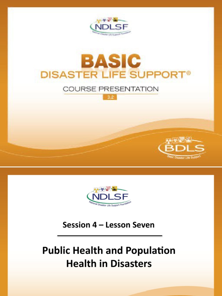 BDLS 3 2 Lesson 7 Public Health | PDF | Public Health | Emergency