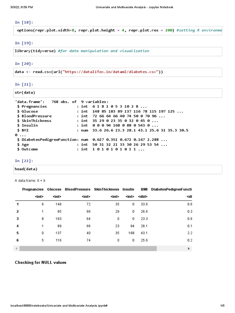 Univariate and Multivariate Analysis - Jupyter Notebook | PDF | Data ...