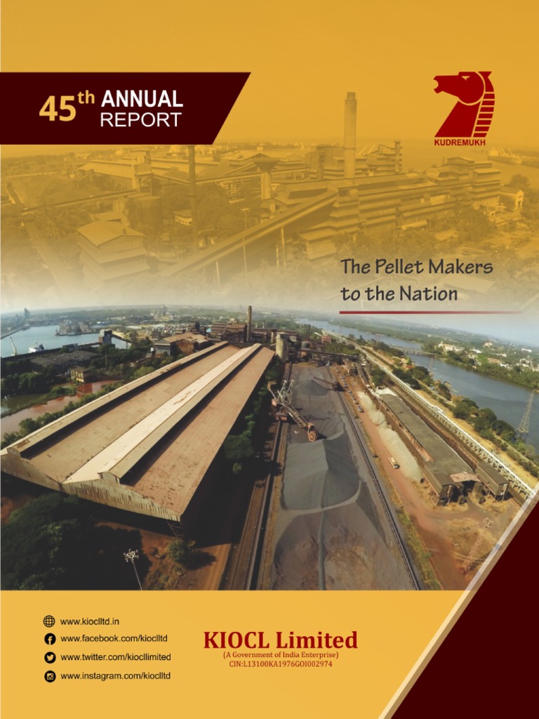 KIOCL Annual Report - Website Mail | PDF | Dividend | Share Repurchase