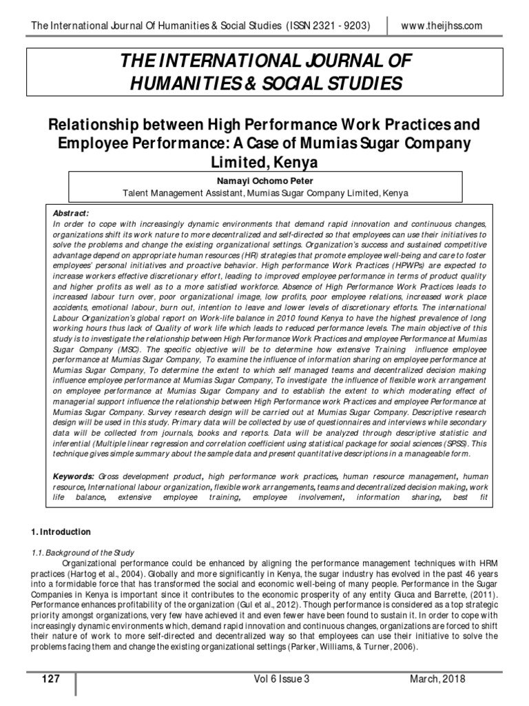 The International Journal of Humanities | PDF | Goal Setting | Goal