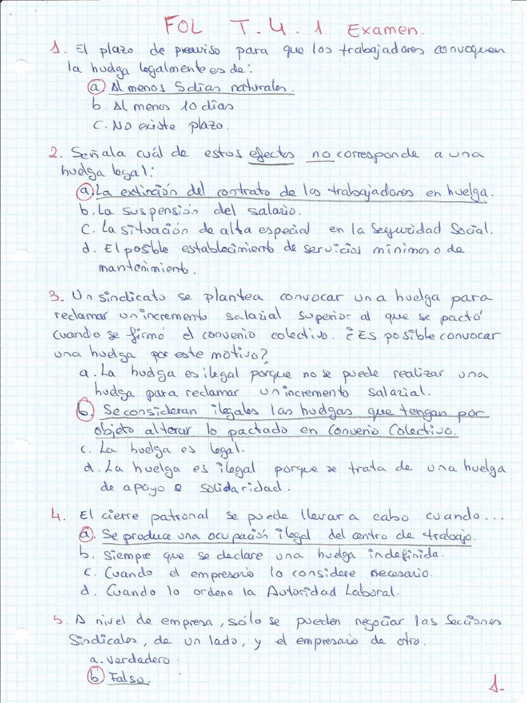 FOL-Tema 4-Examen Tipo Test | PDF