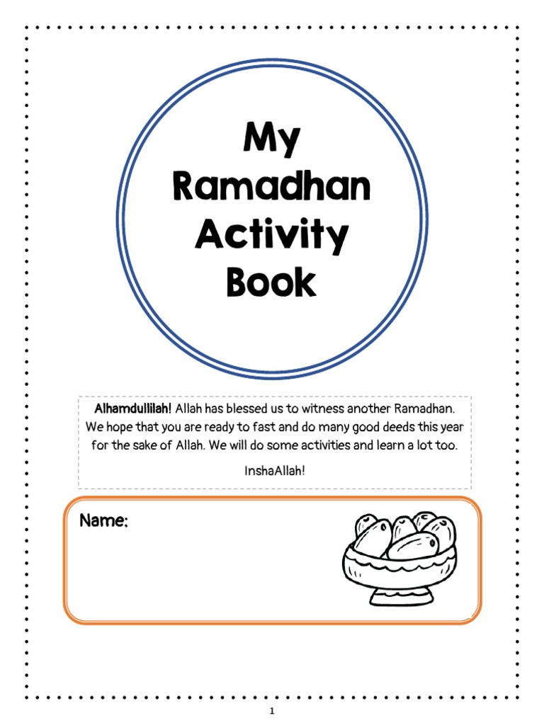 My Ramadhan Activity Book for Kids | PDF | Ramadan | Quran