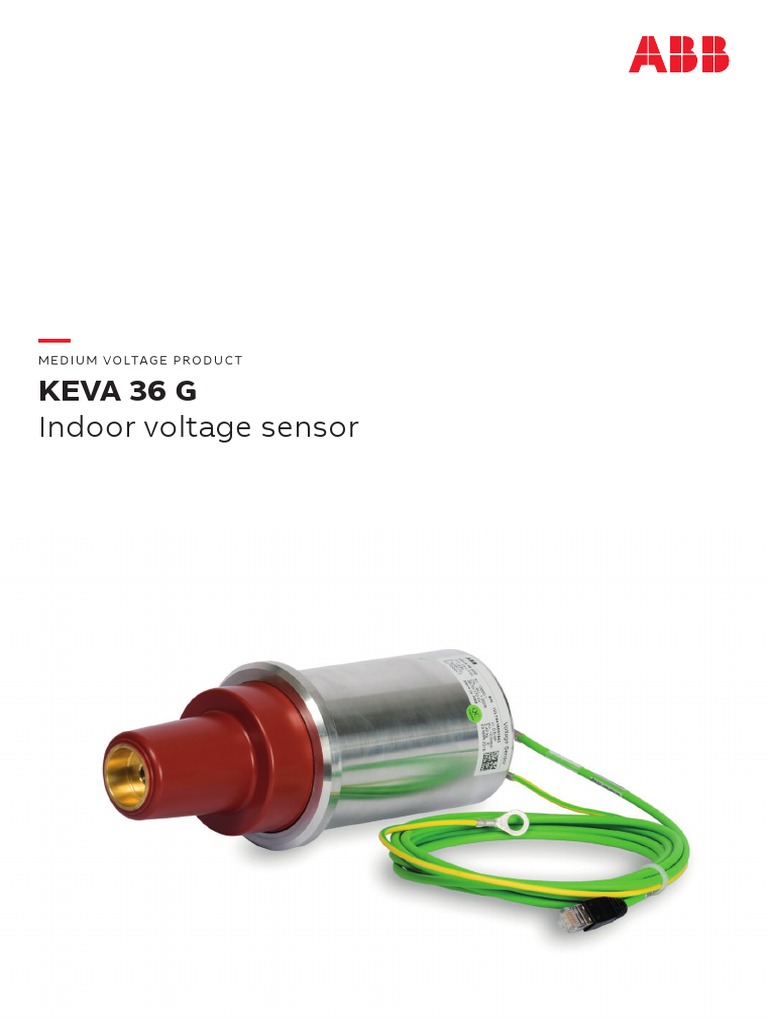 KEVA 36 G - 1VLC000721 Rev.-, en | PDF | Sensor | Transformer