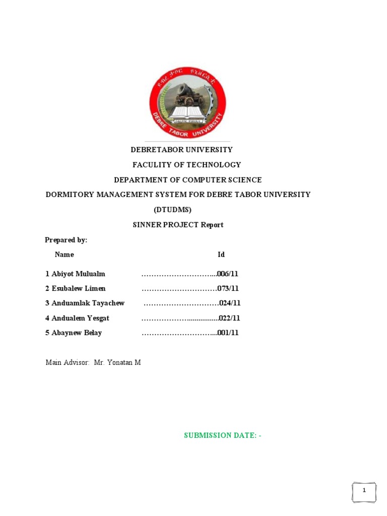 Debretabor University DMS Project | PDF | Hypertext Transfer Protocol ...