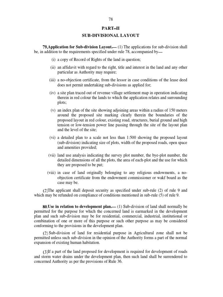 Plot Layout Norms | PDF | Road | Public Utility