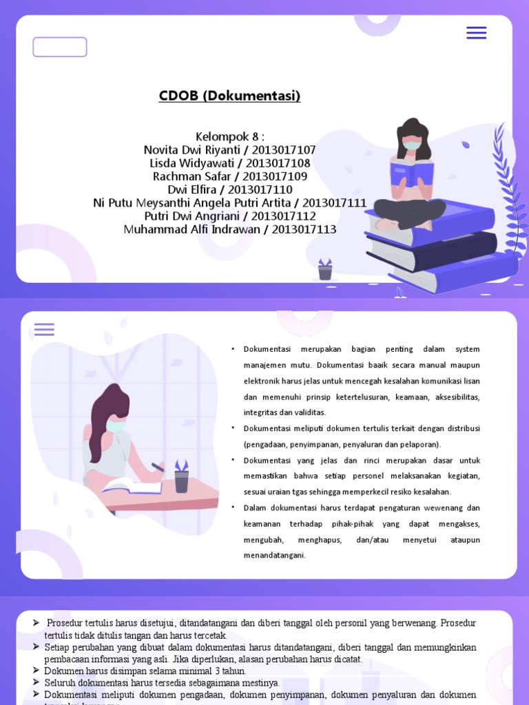 Aspek CDOB dalam Dokumentasi Mutu | PDF