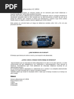 Informe de Sensor Ultrasonico | PDF | Sonido | Arduino