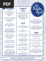 Menu Ecuaviche | PDF | Mariscos | Mariscos