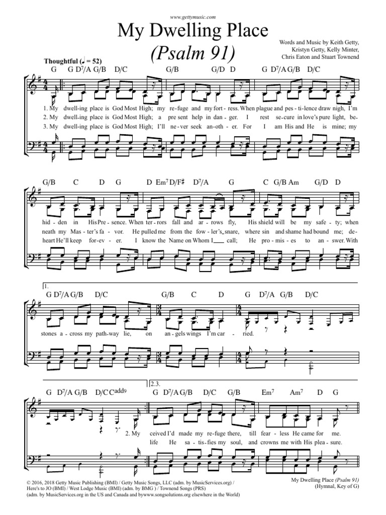My Dwelling Place Sheet Music | PDF