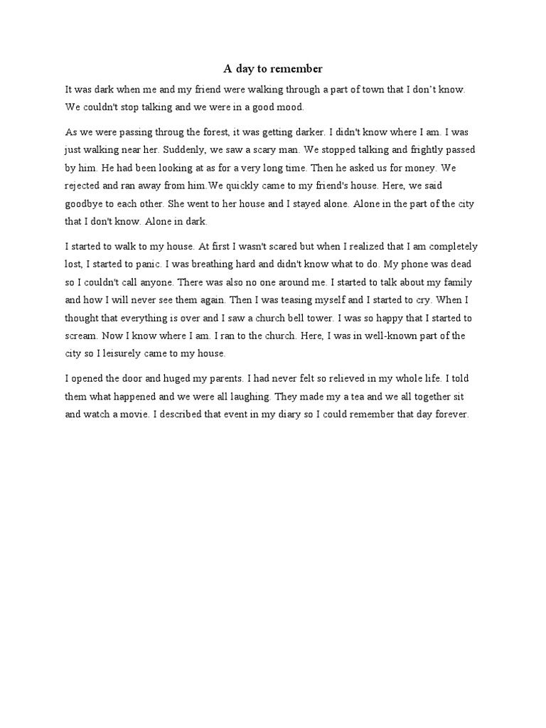A Day to Remember: A Personal Journey | PDF