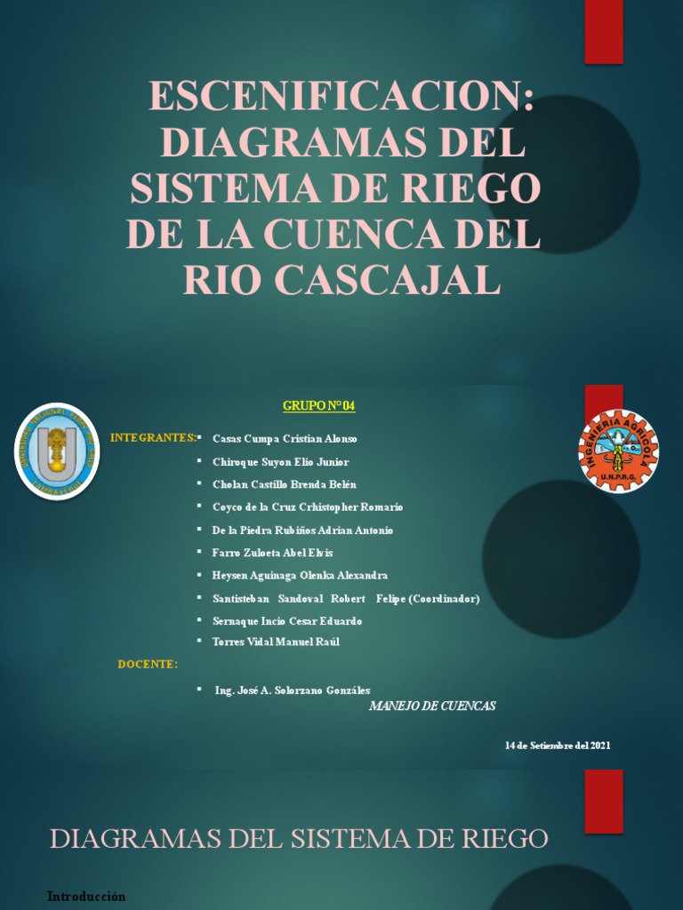 Escenificacion Cuenca Cascajal | PDF | Riego | Agua