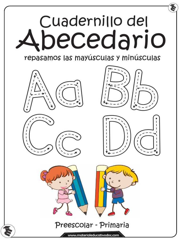 Cuadernillo Abecedario Trazar | PDF | Lingüística | Colación