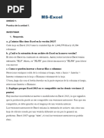 Actividad - de - La - UNIDAD - 1 Modulo 6 | PDF | Microsoft Excel ...
