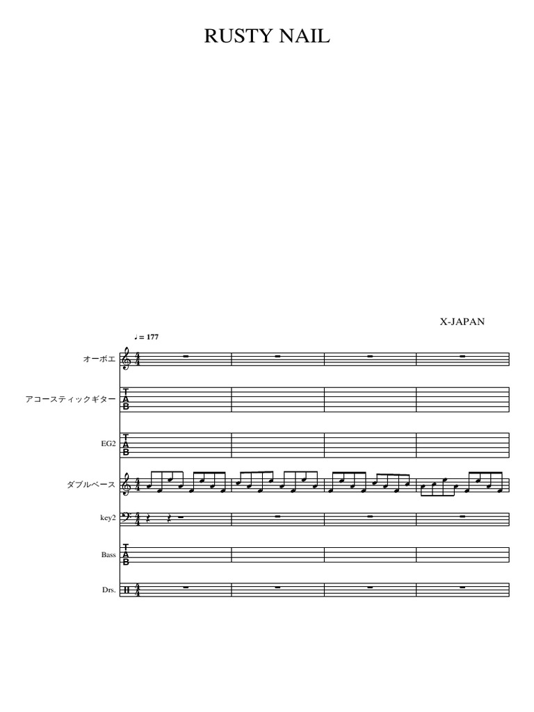 Rusty Nail: X-Japan | PDF