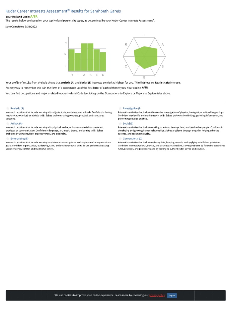 Kuder Career Interest Assessment | PDF