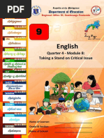 English Grade 9 | PDF | Teachers | Lesson Plan