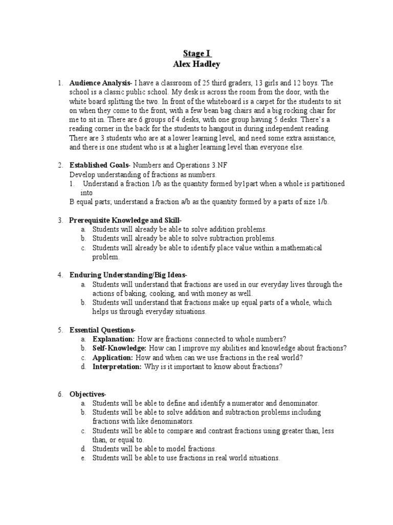 Eed 3000 Semester Project - Stage 1 | PDF | Knowledge | Education Theory