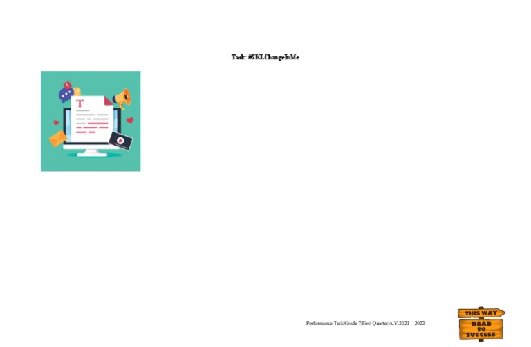 Collaborative Performance Task in Health English and EsP 7 | PDF