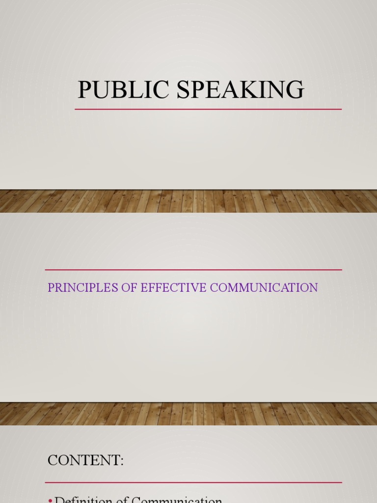 Principles of Effective Communication | PDF | Communication | Information