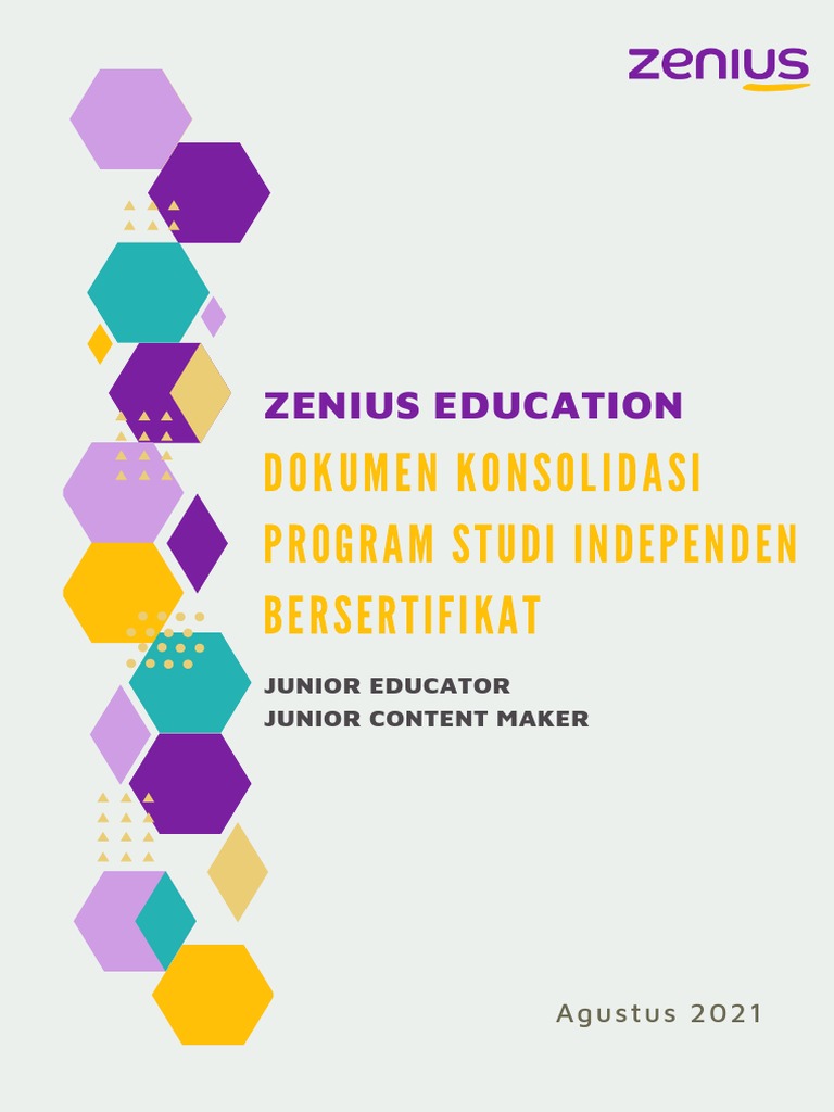 Dokumen Konsolidasi Studi Independen Zenius Education 2021 | PDF