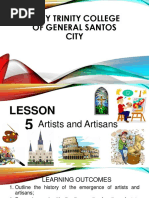 Chapter 4 - Artists and Artisans | PDF | The Arts | Curator