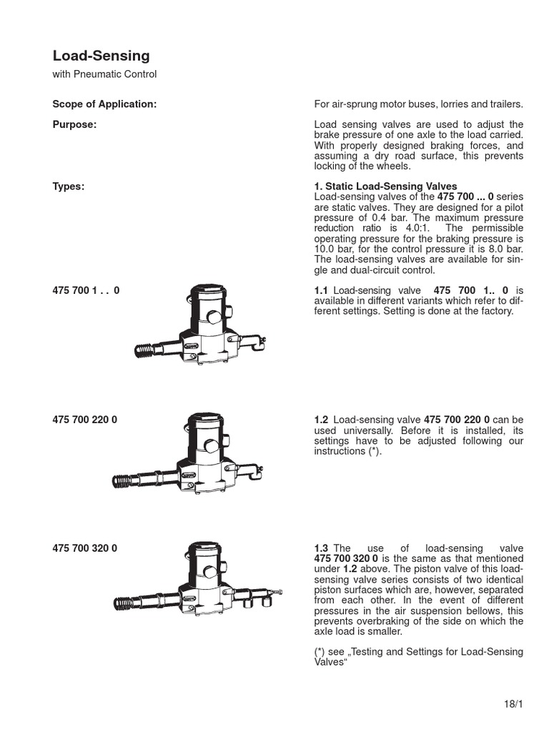 Load Sensing | PDF | Piston | Valve
