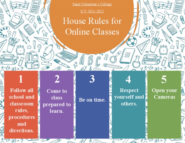 House Rules For Online Classes | PDF