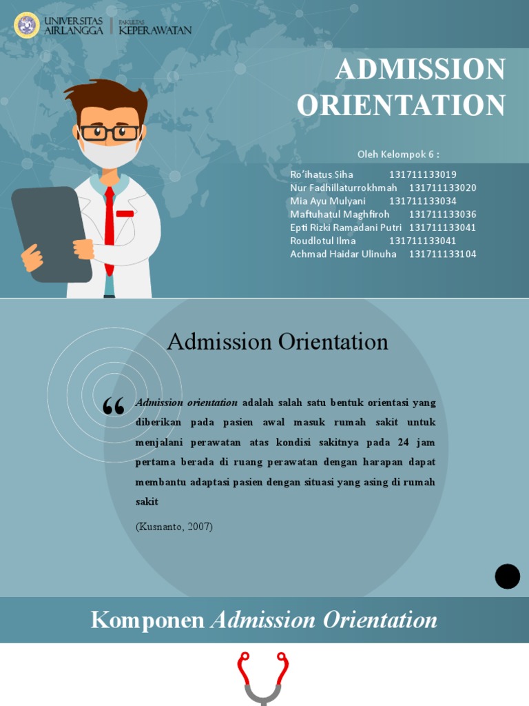 TM 12 - SGD Kel 6 - PPT - Admission Orientation | PDF