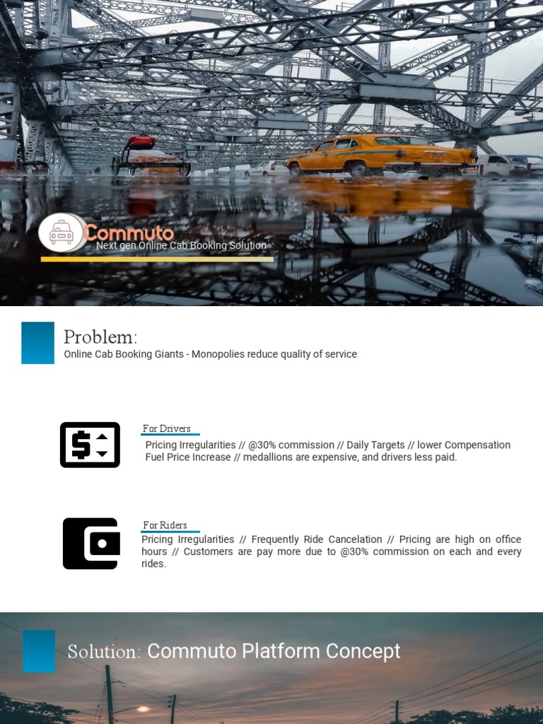 Next Gen Online Cab Booking Solution | PDF | Technology & Engineering