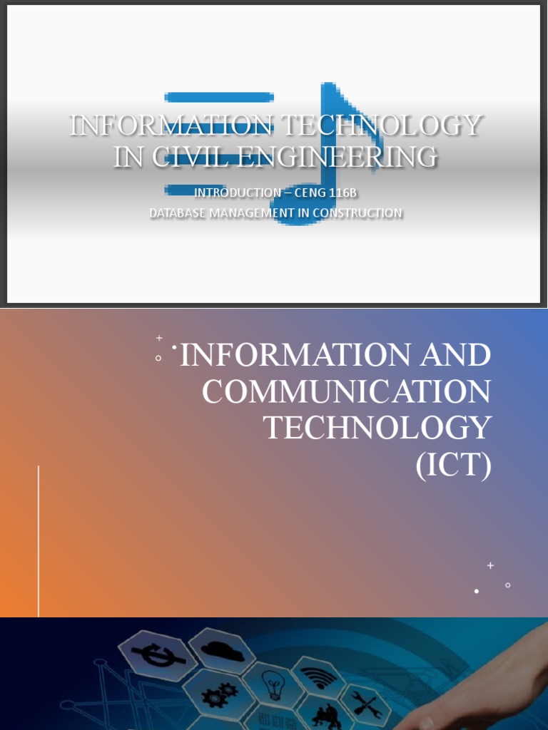 Information Technology in Civil Engineering: Introduction - Ceng 116B ...