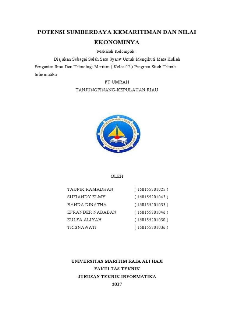 Potensi Ekonomi Sumberdaya Maritim | PDF | Bisnis | Perjalanan