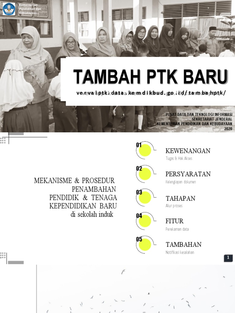 Panduan Tambah PTK Baru - Rev | PDF