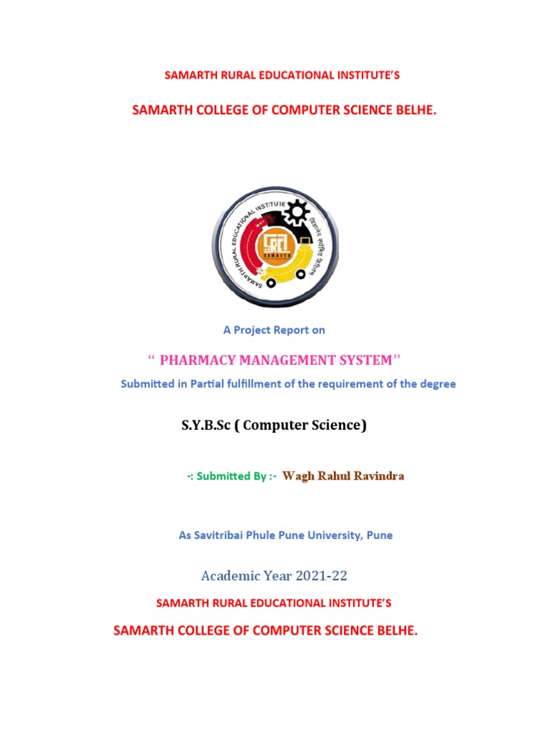 Samarth College of Computer Science Belhe.: Samarth Rural Educational Institute'S | PDF ...