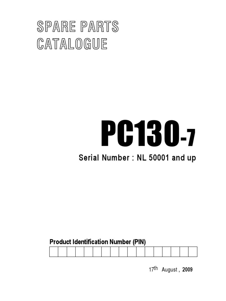 PC130 Part Cat New | PDF | Turbocharger | Fuel Injection