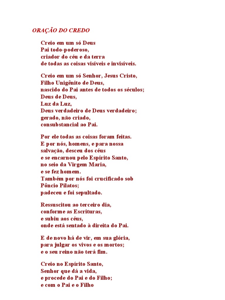 ORAÇÃO DO CREDO | Indulgência | Rosário