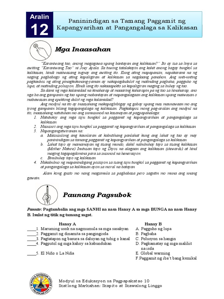 REVALIDATED ESP 10 Q3 Weeks 7 8 | PDF