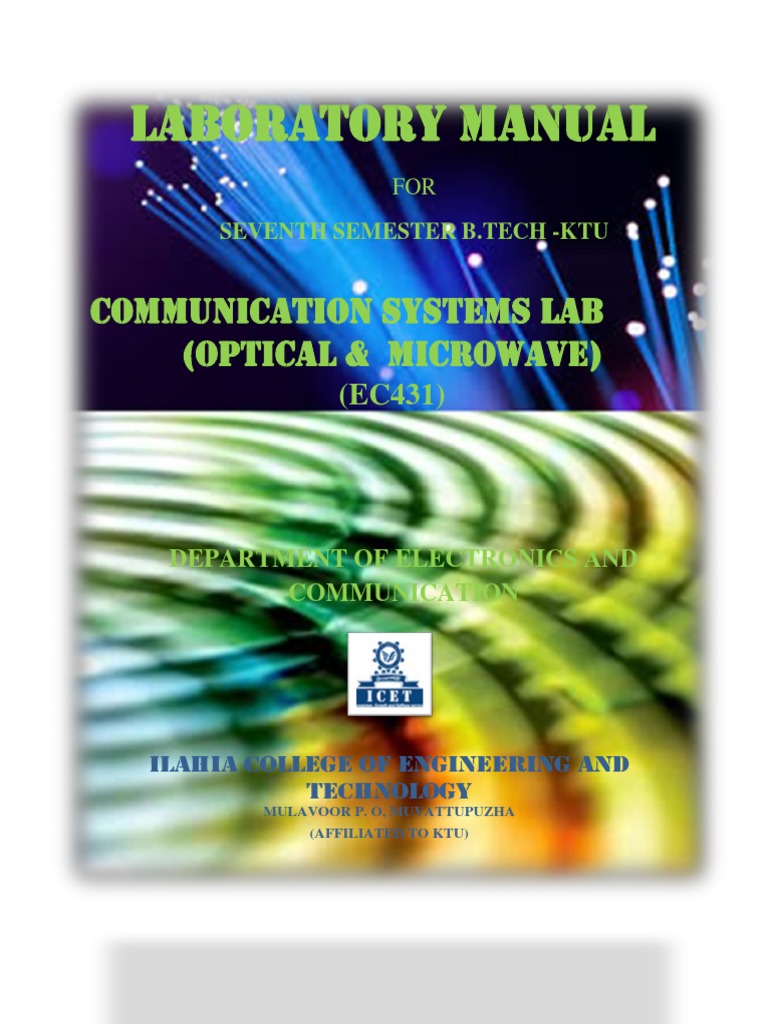 Communication Systems Lab Solved | PDF | Antenna (Radio) | Microwave